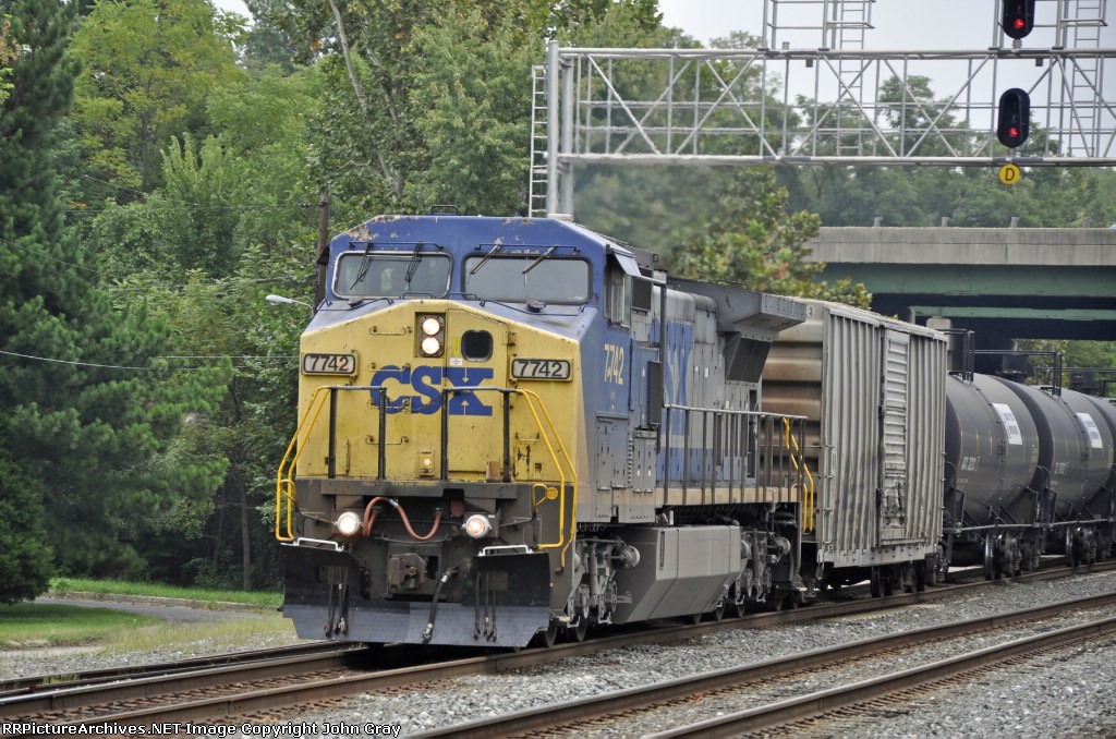 CSXT 7742(C40-8W)